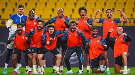 عکس؛ ژست خاص رونالدو در تیم برنده تمرینات النصر فوتبالی