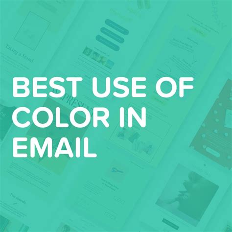 Pin By Design With BEE On Best Use Of Color In Email Email Marketing Campaign Marketing