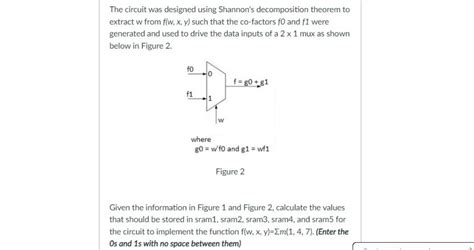 solved the circuit depicted in figure 1 implements any