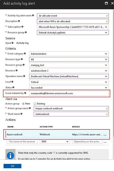 Azure How To Trigger Azure Runbooks With Azure Monitor Manjunath Rao
