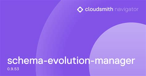 Schema Evolution Manager 0953 Rubygems Package Quality Cloudsmith Navigator