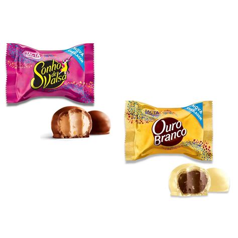 Bombons Lacta Sonho De Valsa And Ouro Branco 500g Os Melhores Artigos Para Sua Casa And Festa