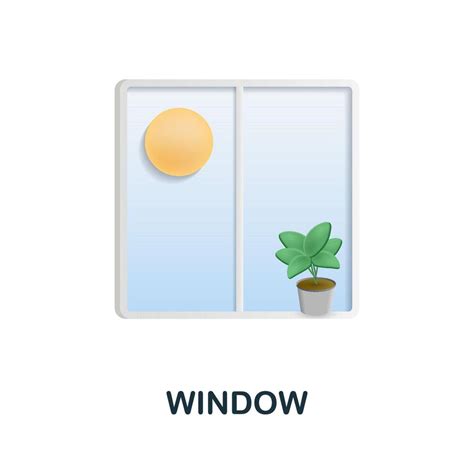 Window Icon 3d Illustration From Work Place Collection Creative