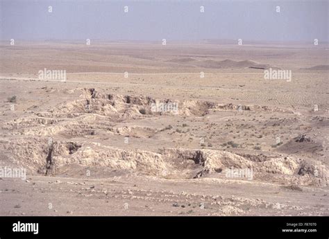 Nimrud Iraq Excavations Near The Nineveh Plains As Seen From The Royal Palace Of King