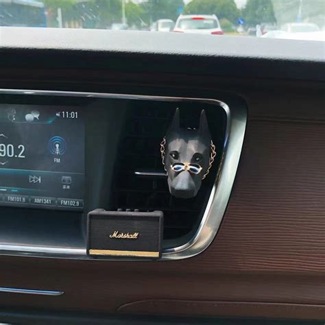 Badu Bg Ретро високоговорител Човек Освежител за въздух за кола Гипсов дифузер за мъже и жени