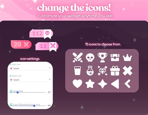 Counter Widget Animated Counter Customizable Colors Subathon