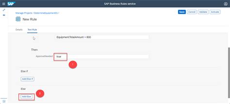 create decision table and text rules sap tutorials