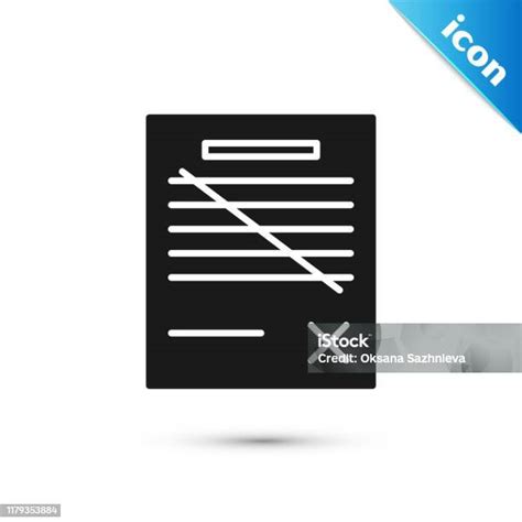 흰색 배경에서 격리된 파일 문서 아이콘 을 삭제합니다 거부된 문서 아이콘입니다 종이에 십자가 벡터 일러스트레이션 0명에 대한