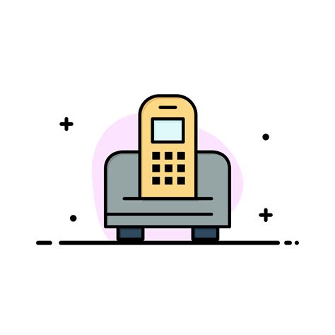 Device Mobile Cell Hardware Business Logo Template Flat Color 15031731 Vector Art At Vecteezy