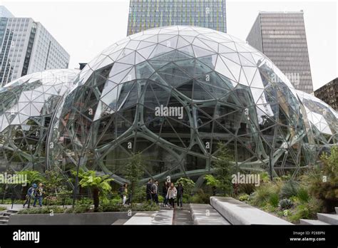 Amazon Headquarters Seattle Banque De Photographies Et Dimages à