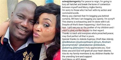 Mercy Aigbe Actress Estrange Husband Publicly Apologize To Her