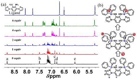 A 1 H Nmr Spectra Of Boron Compound 5 In Dmso D 6 After The Addition