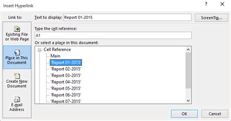 The Best Way To Organize Your Workbook Using Hyperlinks Microsoft Excel 2016