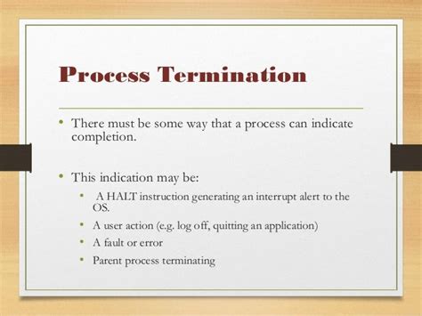 Process Of Operating System