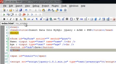 How To Insert Data Into Mysql Database Using Jquery Ajax Php
