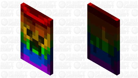 2011 Minecon Cape Rainbow Edition Minecraft Mob Skin 2011 Minecon Cape Rainbow Edition Minecraft Mob Skin