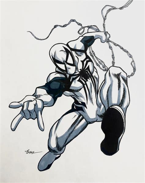 Insomniac Spider Man Anti Venom Suit 2023 By Brycebrownarts On Deviantart