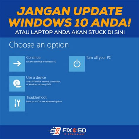 Jangan Update Windows 10 Anda • Fix And Go It Specialist