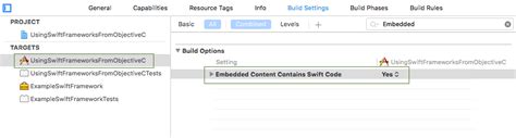 Using Swift Frameworks From Objective C Target · Marcinczenko