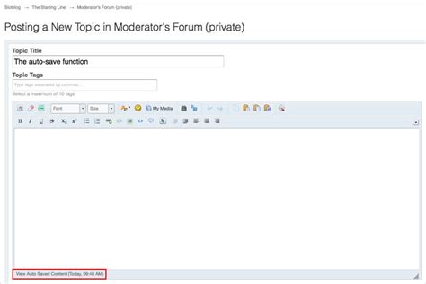 the auto save function board tutorials and info slotblog