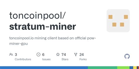 GitHub Toncoinpool Stratum Miner Toncoinpool Io Mining Client Based On Official Pow Miner Gpu