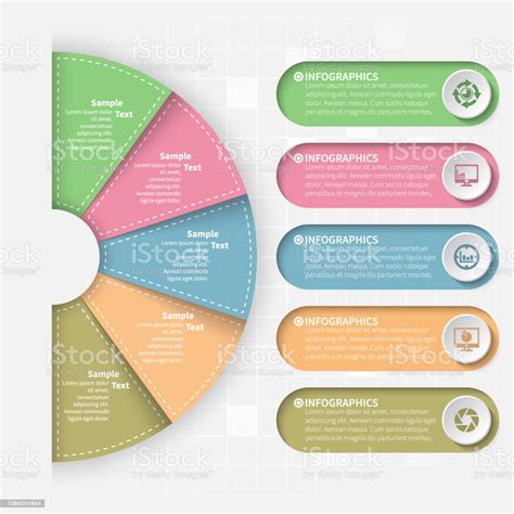 추상적인 3d 종이 인포 그래픽 비즈니스 템플릿입니다 벡터 일러스트 레이 션 0명에 대한 스톡 벡터 아트 및 기타 이미지 0