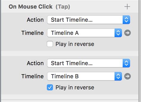 is it possible two play two timelines at the same time animation