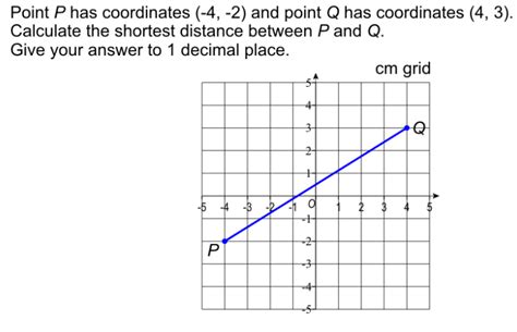 Point P Has Coordinates 4 2 And Point Q Has StudyX