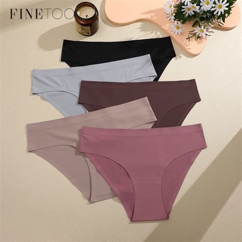 Seamless Panty For Women Solid Color Underwear Soft And Comfortable