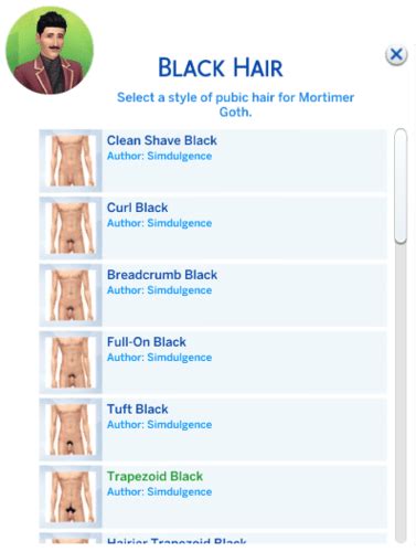 Simdulgence Body Hair But Updated Outdated Body Parts Loverslab