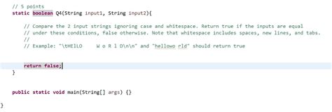 Solved Static Boolean Q4string Input1 String