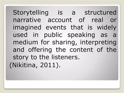 Storytelling And Interpretative Reading Pptx