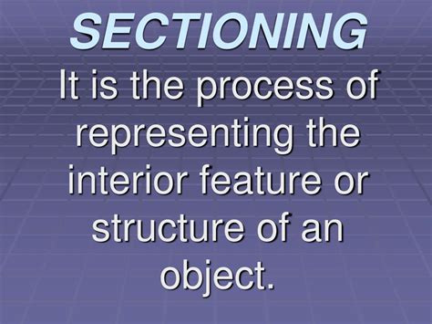 PPT SECTIONING PowerPoint Presentation Free Download ID