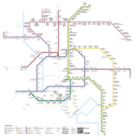 Getting Around Bangkok Simplifying The Bts Skytrain And Mrt Map