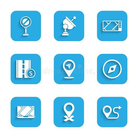 Set Location Route Location Compass City Map Navigation Toll Road