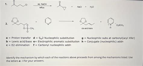 Solved A ﻿proton Transfer Dsn2 ﻿nucleophilic