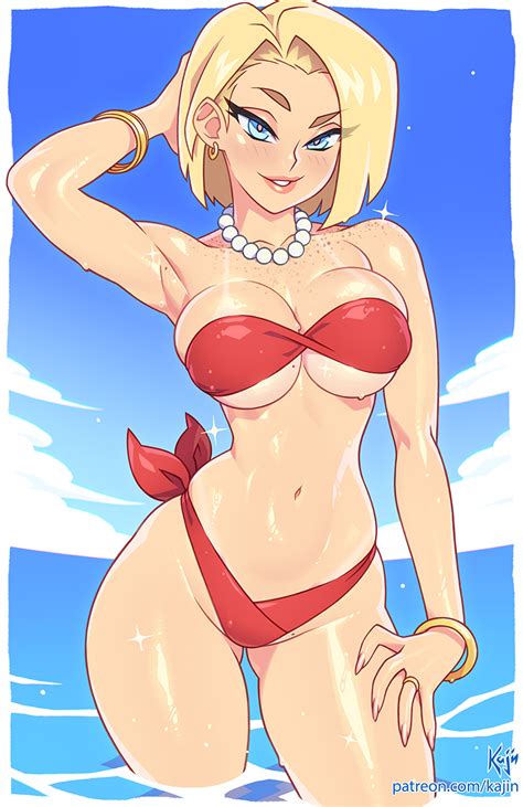 Rule 34 1girls Android 18 Bare Arms Bare Legs Bare Shoulders Bare