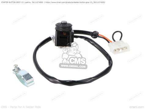 Starter Button Grey 13 For Ktm Order At Cmsnl
