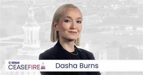 Dasha Burns Named Host Of “ceasefire” On C Span