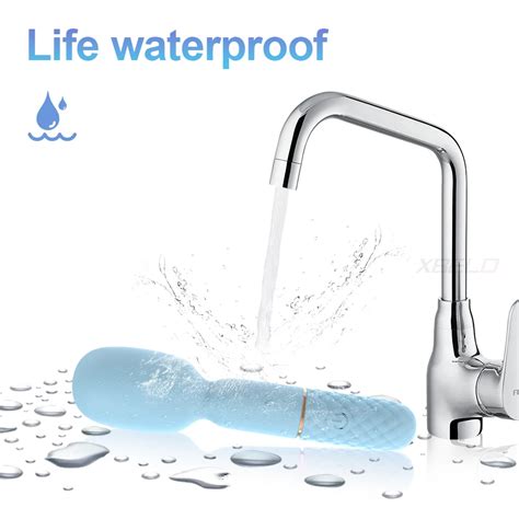 ALWUP Mini AV Vibrator Speeds Portable Female AV Magic Vibrator Wand Clitoral Stimulator Sex