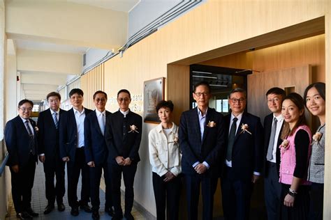 Dr Lau Yee Lam Eileen Library Open Ceremony Cnec Lau Wing Sang