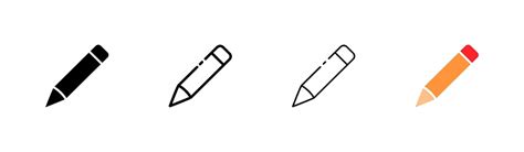 펜 세트 아이콘입니다 제어판 큐브 예술 영감 스크롤 책 지침 웹 사이트 조정 설치 조정 선에 있는 벡터 아이콘 흰색 배경에 검은
