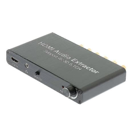 4k 3d 5 1ch Hdmi To Hdmi 3 5mm Coaxial Decoder Audio Extractor Adapter