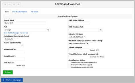 Netatalk Wiki Webmin Module