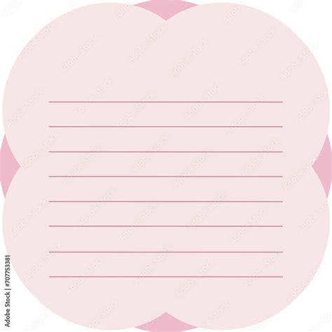 메모지 편지지 일러스트 Stock Illustration Adobe Stock