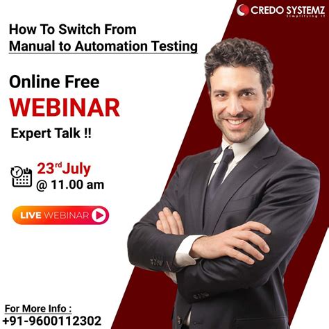 Adelin Shifna On Linkedin Webinar Automation Testing Fresher Course Livewebinar