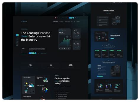 next trade l ui trading platform behance
