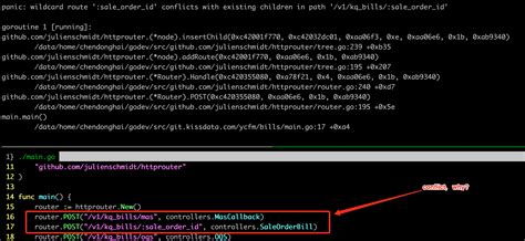 Non Wildcard And Wildcard Router Conflict Why · Issue 210 · Julienschmidtrouter · Github