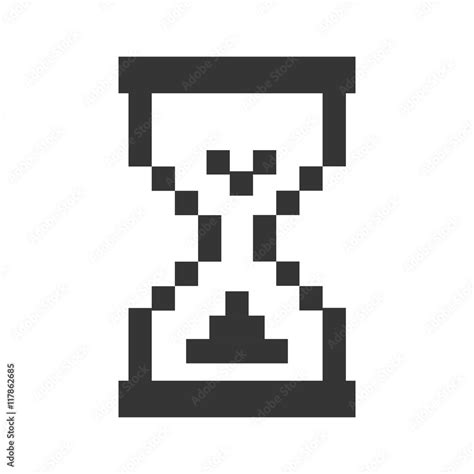 Hourglass Cursor Sandclock Loading Clock Time Technology Computer Stock Vector Adobe Stock