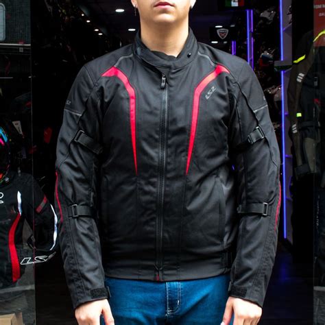 Jaqueta Moto Ls2 Sepang Preto Cinza Vermelho Webracing